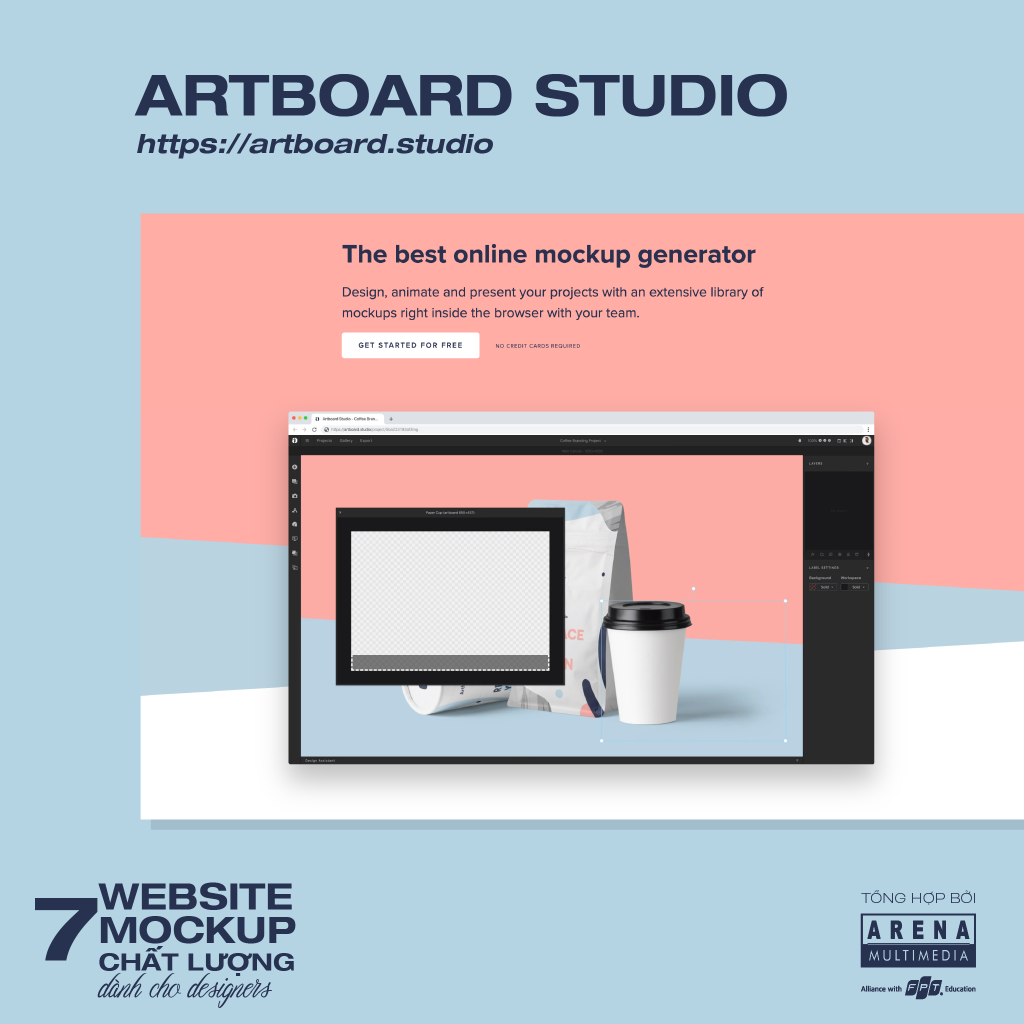 7 website mockup chất lượng dành cho Designers