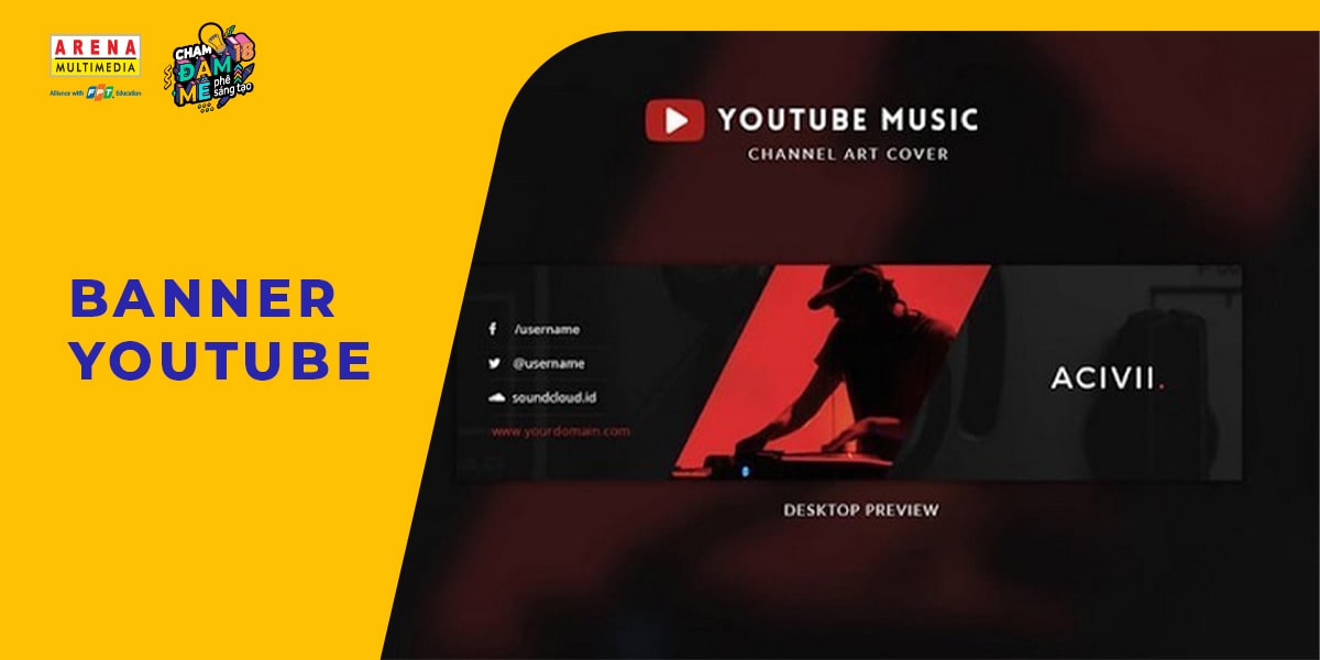 Tổng hợp những mẫu banner Youtube sáng tạo và thú bị nhất