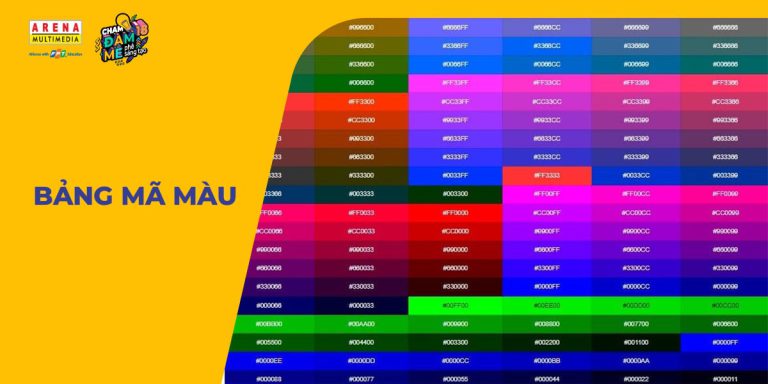 Bảng mã màu | FPT Arena Multimedia